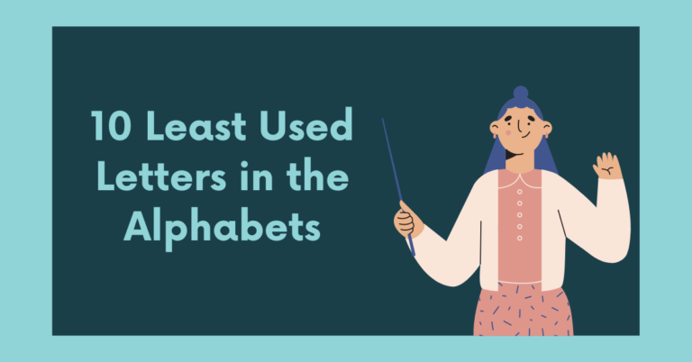 10 Least Used Letters In The Alphabets: Unveiling Alphabet's Secrets